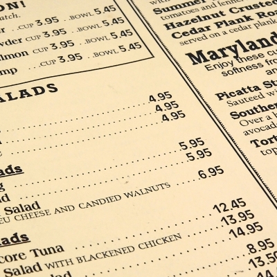 How to Price Your Menu - Blog - Buy Menu Covers